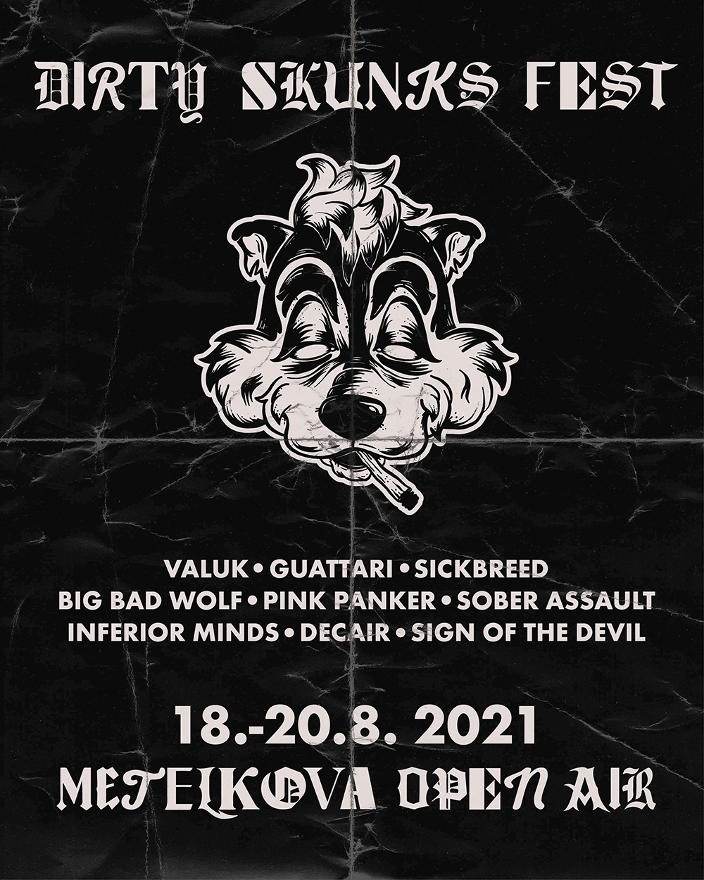 18.-20.08.2021 - Dirty Skunks Fest @ Metelkova Open Air, Ljubljana